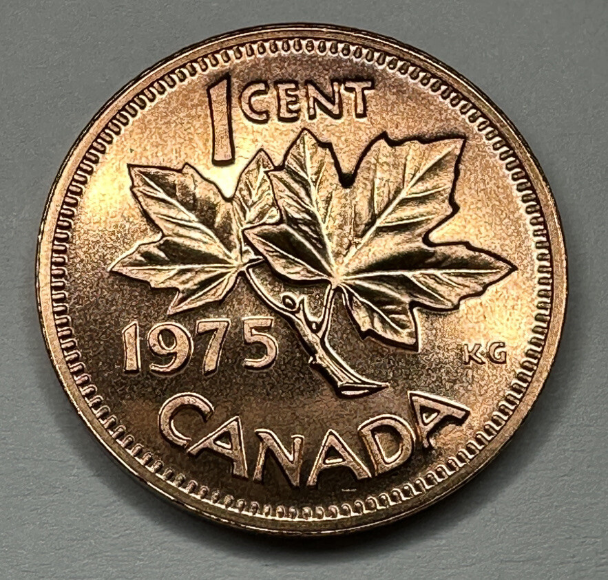 1975 Canadian Penny Proof-Like Coin Uncirculated. Beautiful Coin!! | eBay