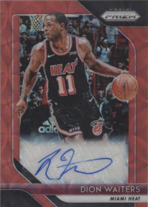2018-19 Panini Prizm - Signatures Dion Waiters #S-DWT Choice Prizm (AU ...