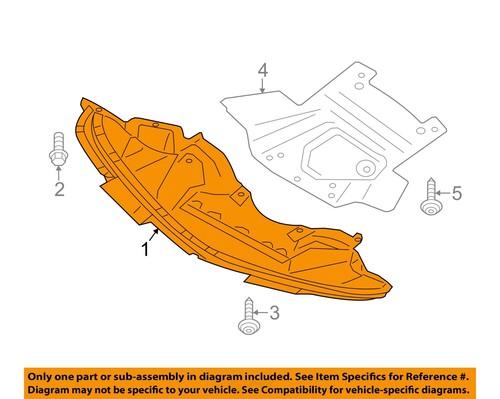 Dodge CHRYSLER OEM Splash Shield-FR Under Radiator/Engine Cover ...