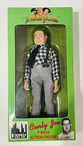 Vintage 1999 Figures Toy Co. The Three Stooges Curly Joe 7" Action ...