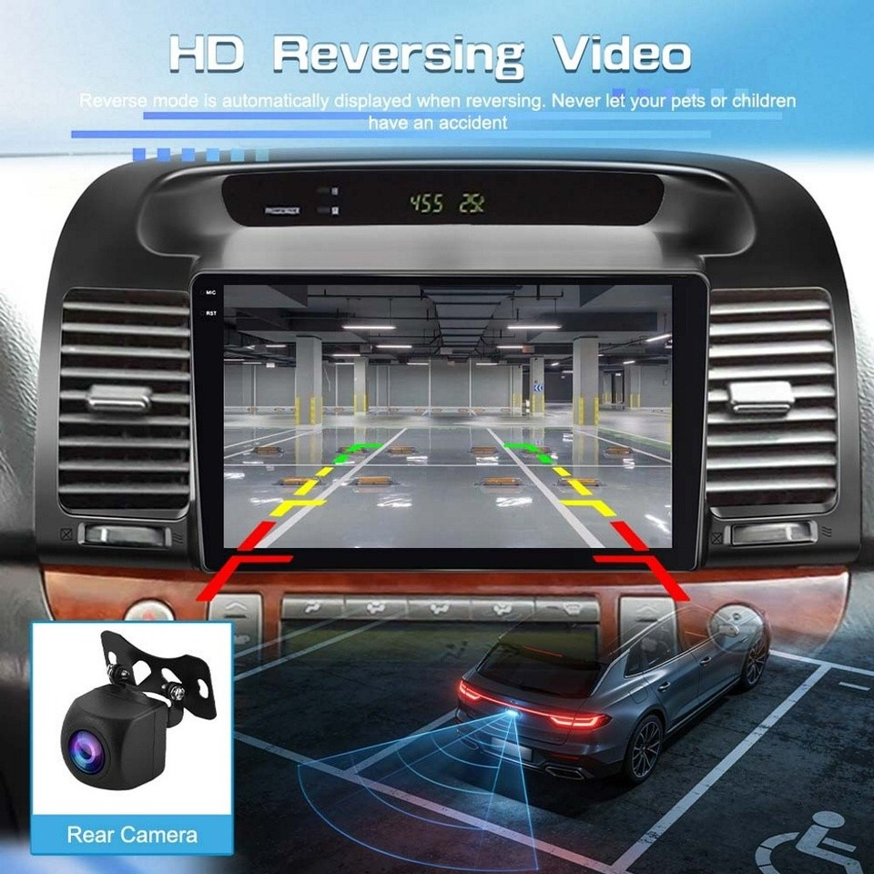 4+64GB For Toyota Camry 2000-2006 Car Stereo Radio Apple Carplay ...