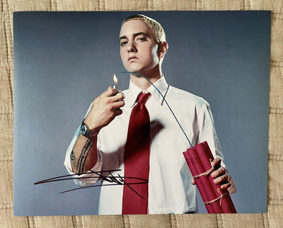Eminem Hand Signed 8 X 10 Photo With COA | eBay Australia