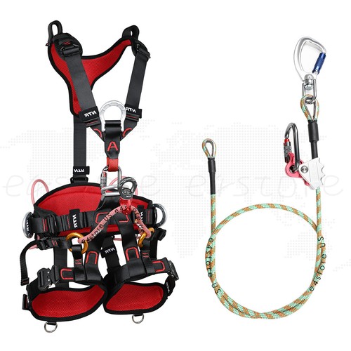 Arborist Tree Climbing Harness and Wire-core Flipline Work Positioning ...