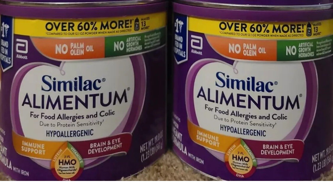 2 X Similac Alimentum Non GMO Hypoallergenic Powder Infant Formula - 19 ...