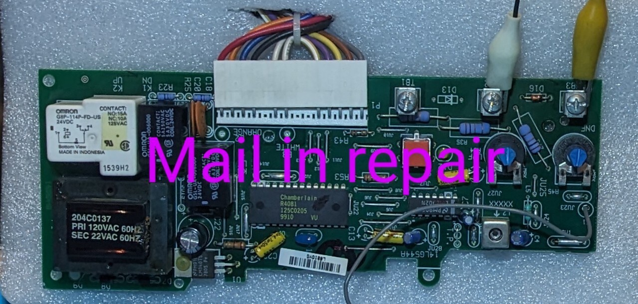 Chamberlain, LiftMaster 41A4252-7B 41A252-7 Logic Board "MAIL IN REPAIR ...
