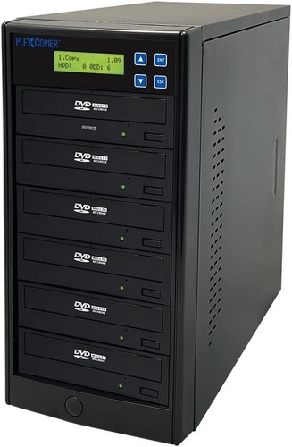 24X SATA 1 to 5 CD DVD M-Disc Supported Duplicator Writer Copier Tower ...