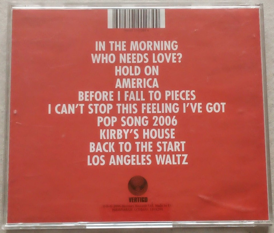 Razorlight music CD In The Morning America Before I Fall To Pieces ...