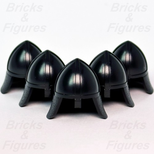 LEGO® Castle Knight Helmet with Neck Protector Black Minifigure Part ...