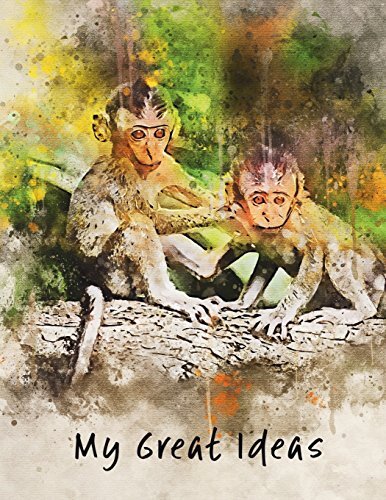 My Great Ideas: Monkey 1 8.5x11: Volume 13, Blake 9781724284846 Free ...