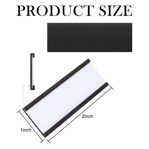 50 Pack Magnetic Label Holders for Shelf Bin Metal Storage Mailboxes | eBay