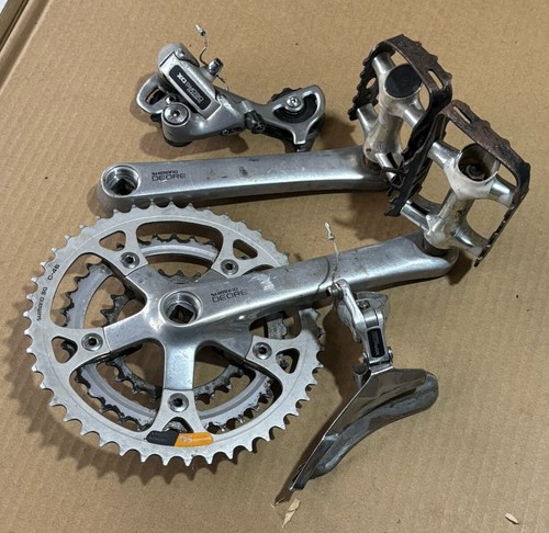 Shimano Deore DX Group Set MT60 Crankset 28.6 FD Long Cage RD Vintage ...