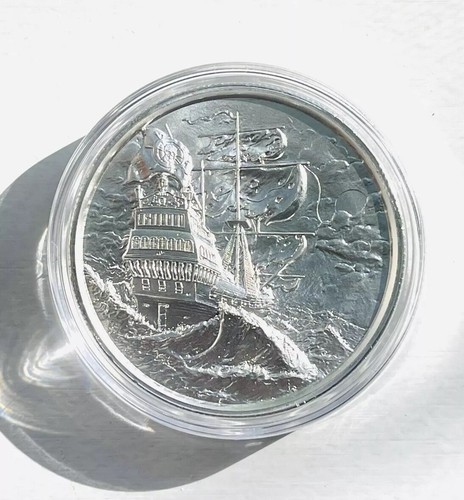 2 oz Ultra high Relief Silver Round - Privateer Series: #1 The ...