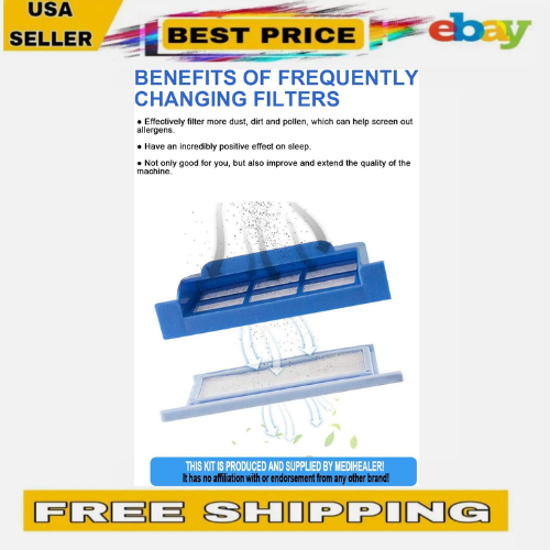 Medihealer 52PCS CPAP Filter Kit Compatible with DreamStation 1 Pollen ...
