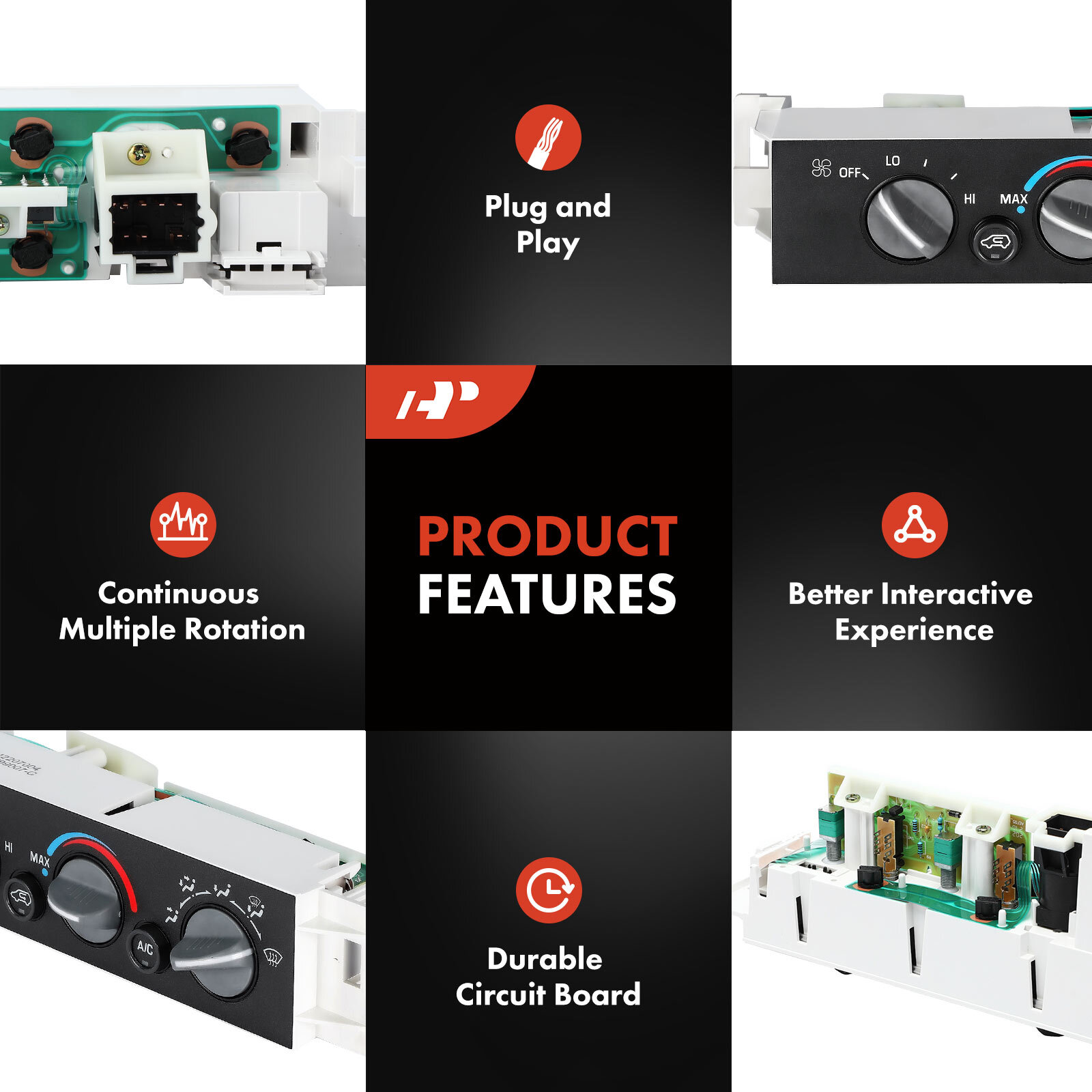 A-Premium AC Heater Climate Control Module for Chevrolet GMC C1500 ...