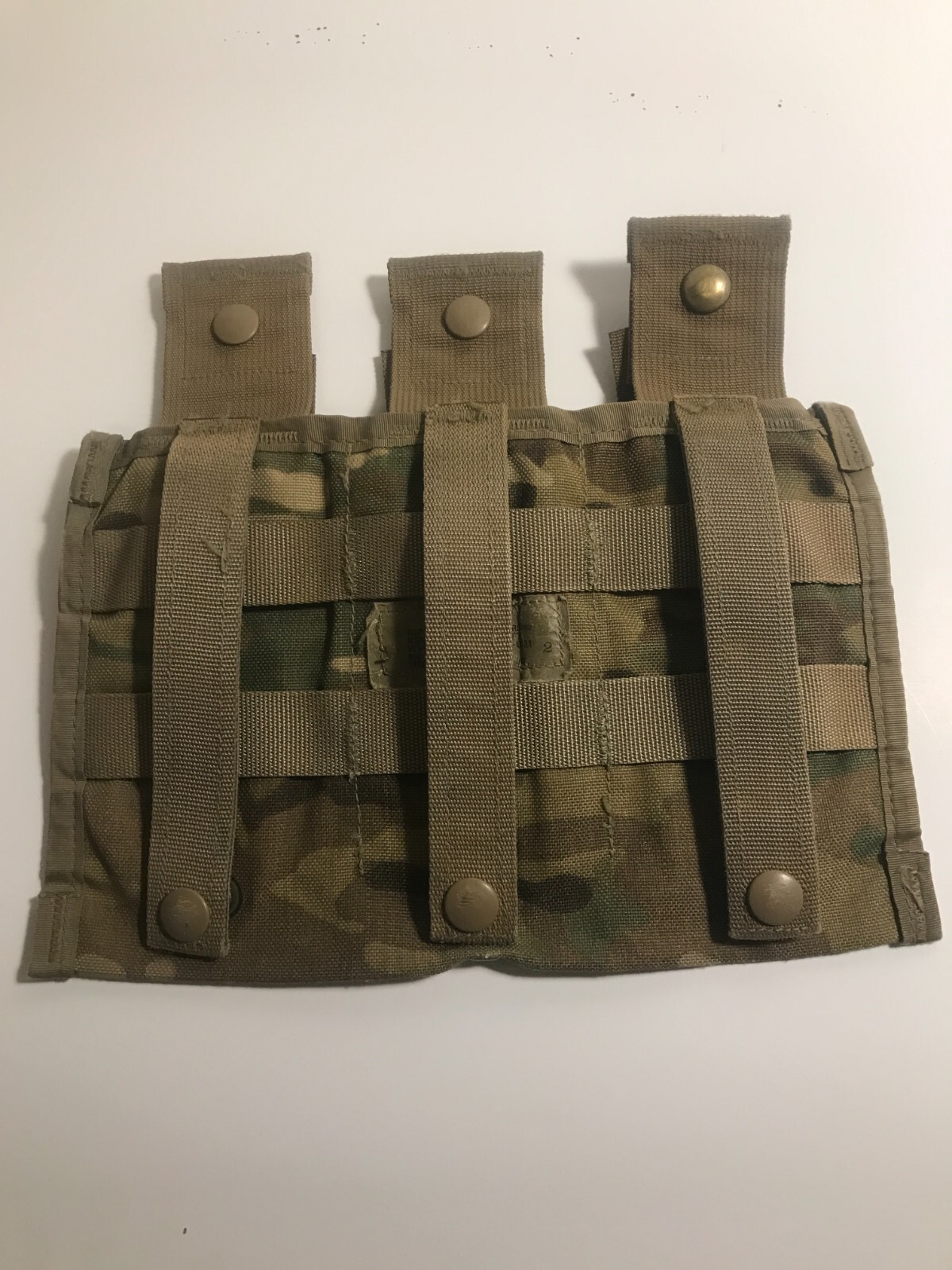 US Army Molle II M4 Three Mag Pouch Multicam OCP 3 Magazine Shingle ...