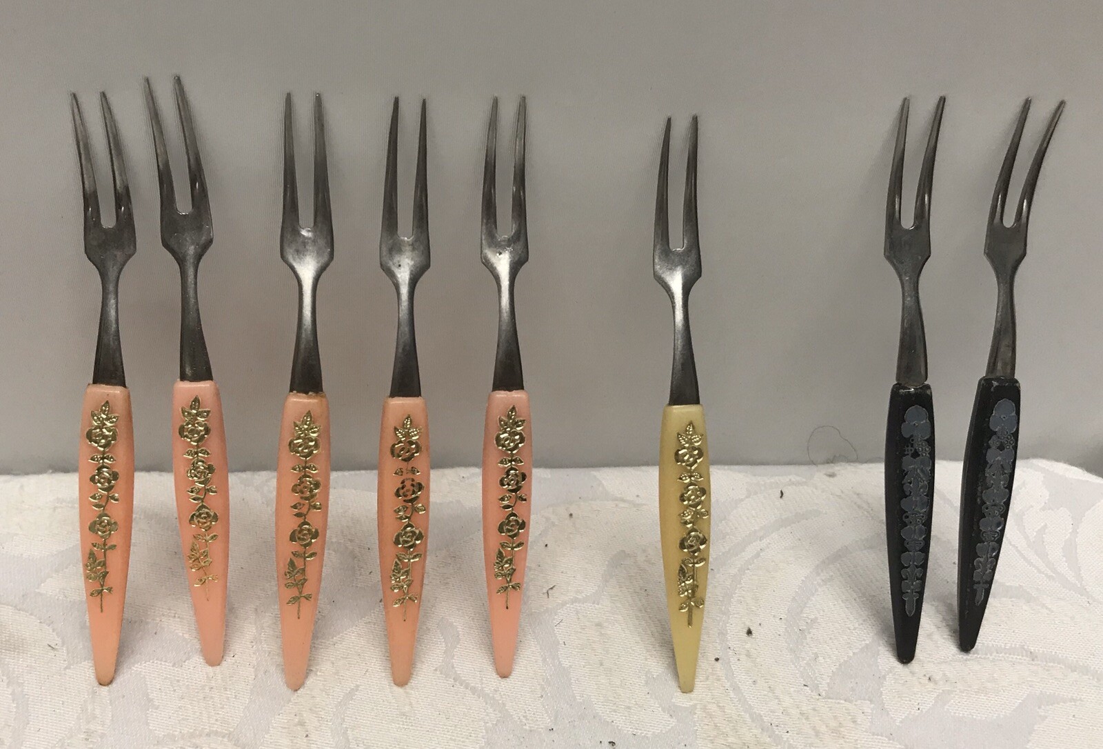 Lot of 8 Vintage Japanese Cocktail Forks | eBay Australia