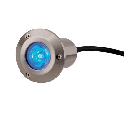 Knightsbridge 1W IP65 Walkover Deck Lights 240V in Blue / White LED ...