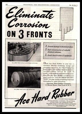 1946 American Hard Rubber Company New York Ace Corrosion Protection ...