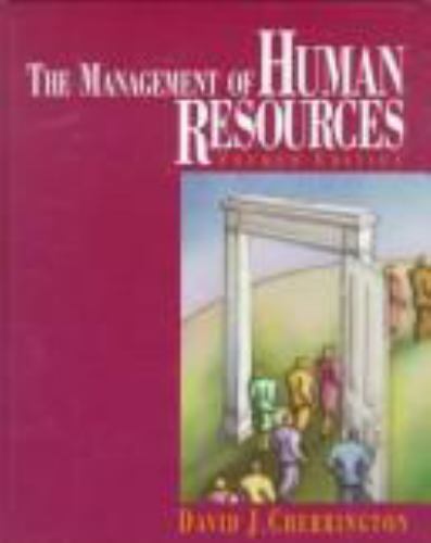 Management of Human Resources by David J. Cherrington (1994, Hardcover ...