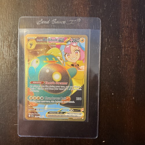 Pokemon TCG Journey Together Gold Card Hyper Rare Ionos Bellibolt EX ...