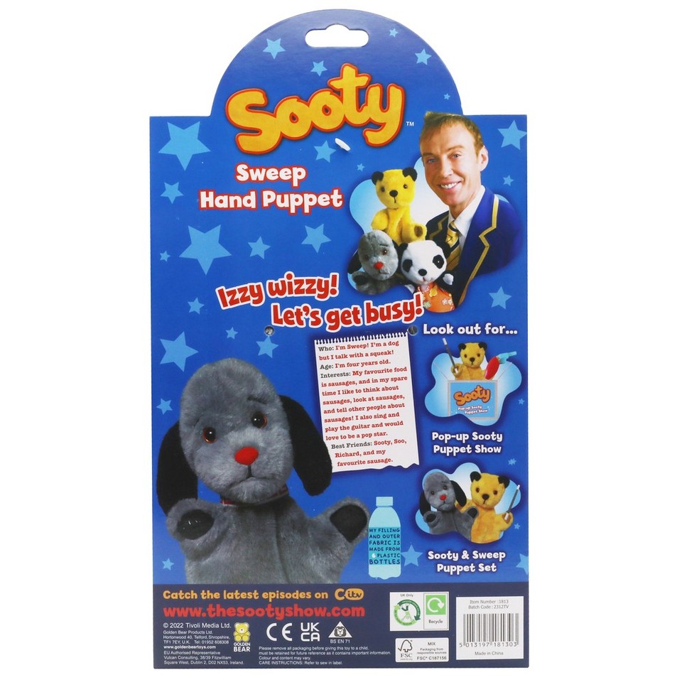 Sweep Hand Puppet from The Sooty Show Super Soft Toy | eBay UK