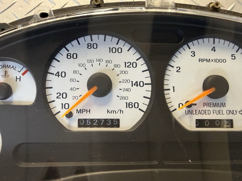 1996 FORD MUSTANG COBRA SVT 160 MPH SPEEDOEMETER DASH GAUGE CLUSTER | eBay