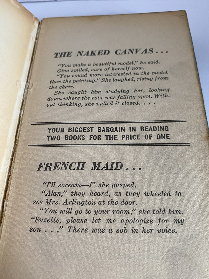 1950’s The Naked Canvas by William Arnold, French Maid by Morton Cooper Lancer | eBay UK