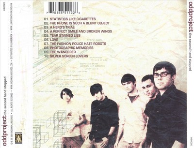 ODD PROJECT SECOND HAND STOPPED NEW CD 790168511226| eBay