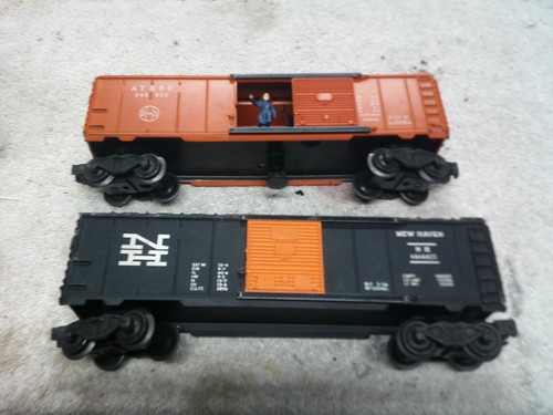 lionel 2 boxcars new haven and a t s f | eBay