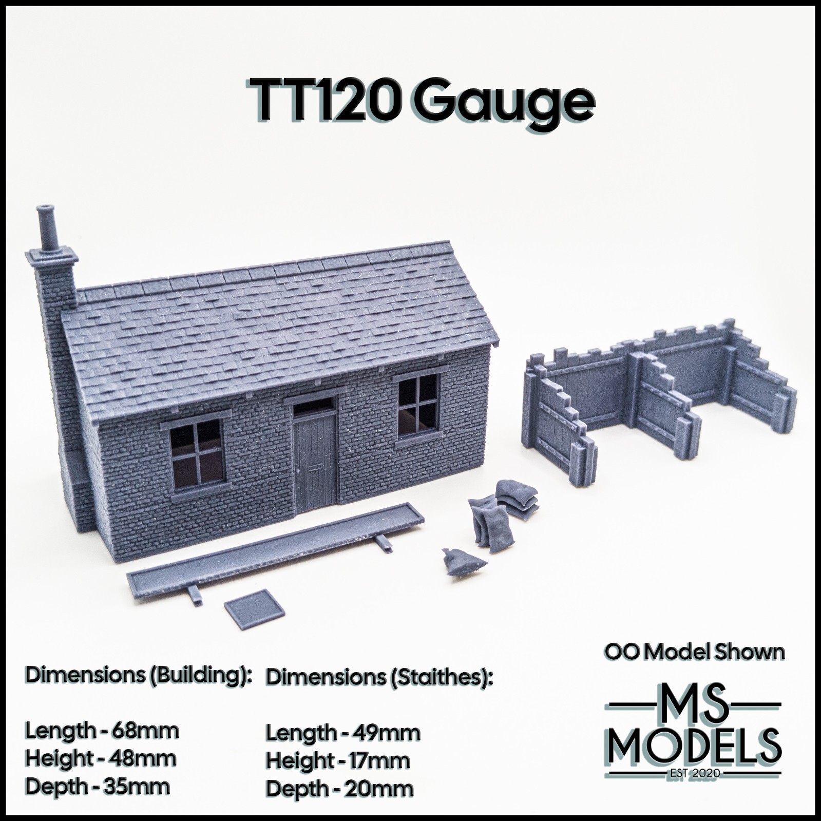 Coal Merchants and Staithes building N/TT/OO/O TT120 Gauge Scale Model ...
