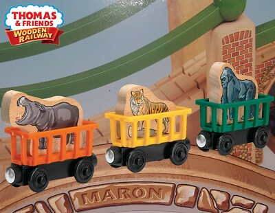 THOMAS & FRIENDS WOODEN RAILWAY ~ ANIMAL CARS ~ LITTLE GOAT ACCESSORY ...