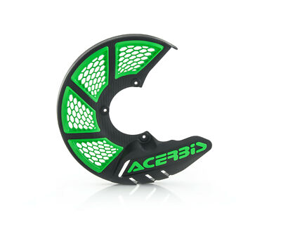 Acerbis X-Brake Disc Covers Protector Black/Green MX Enduro Dirt Bike ...