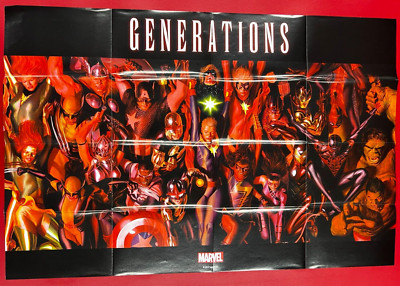 Marvel Comics Generations (2017) 24x36 Foldable Promo Poster by Alex ...