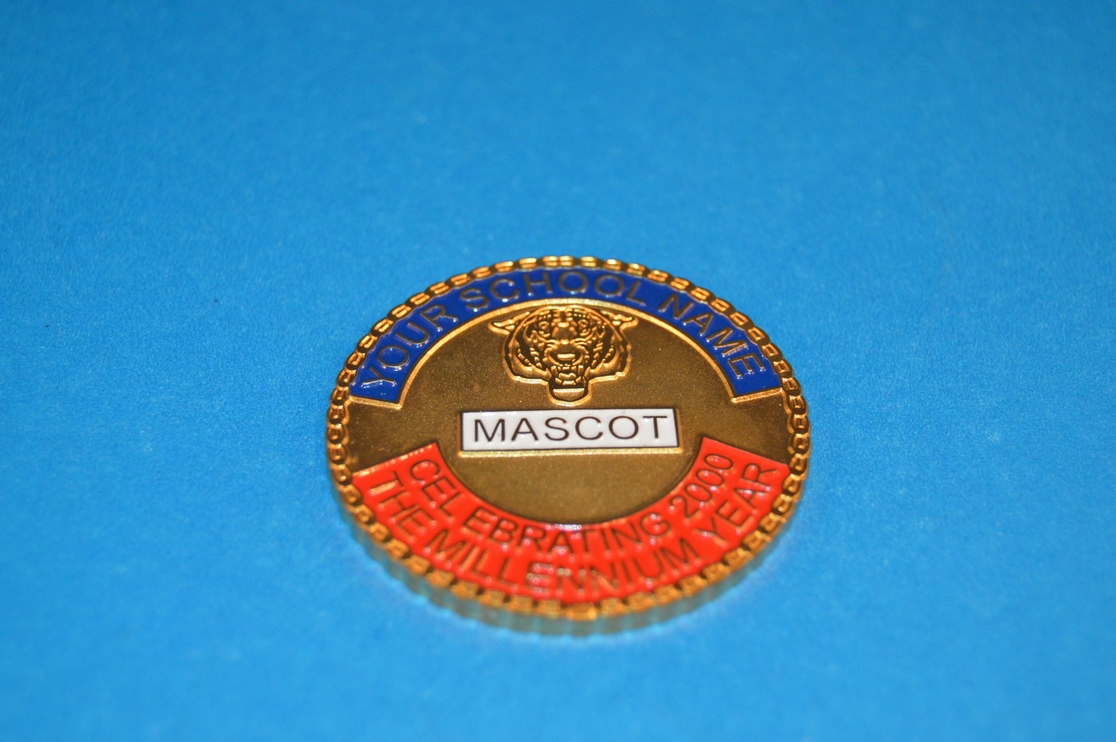 Prototype MILLENIUM YEAR MEDALLION 2000 Schools Very Heavy Metal Medal ...