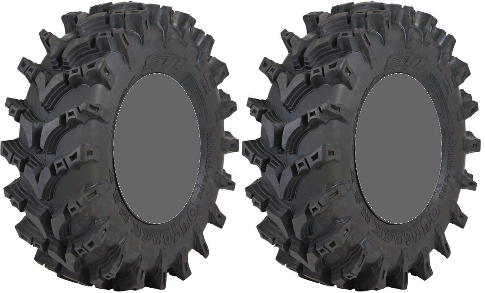 Pair 2 STI Outback Max 32x9.5-14 ATV Tire Set 32x9.5x14 Out & Back 32-9 ...