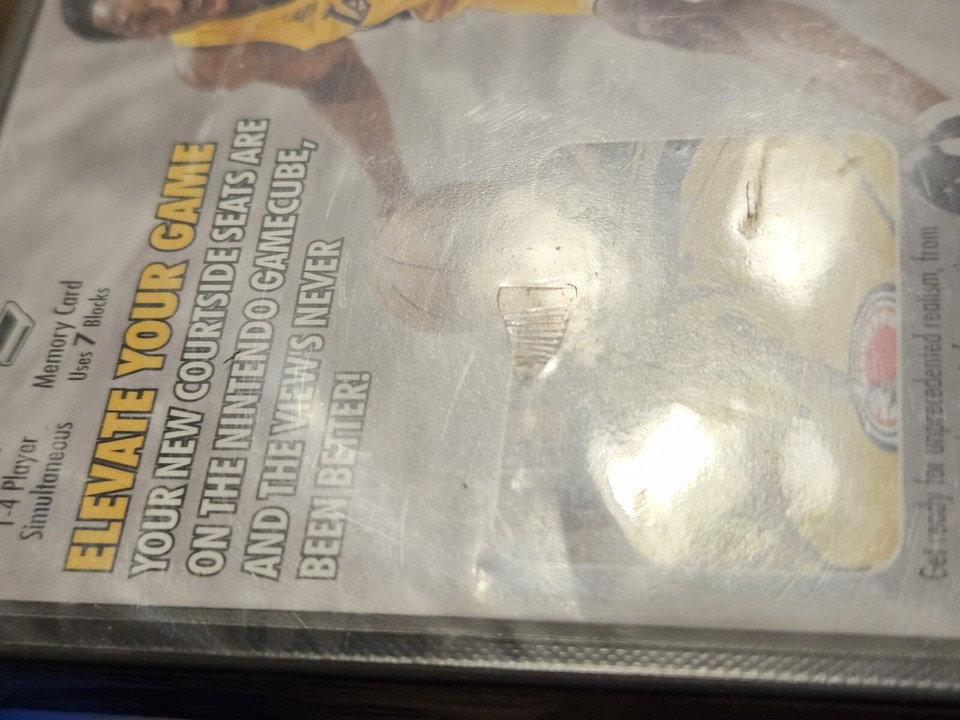 Nintendo GameCube NBA Courtside Kobe Bryant 2002 Game New Sealed Made ...