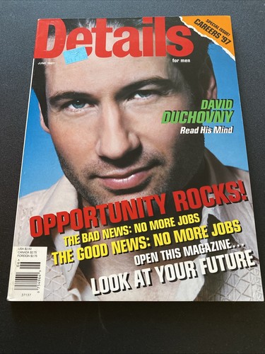 Details Magazine June 1997 David Duchovny Cover Good Condition | eBay