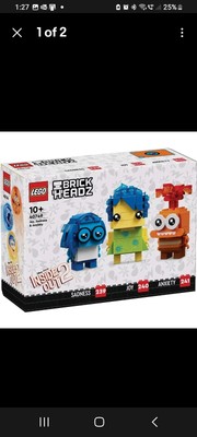 LEGO 40749 Brickheadz Inside Out 2, Joy / Sadness & Anxiety, New ...