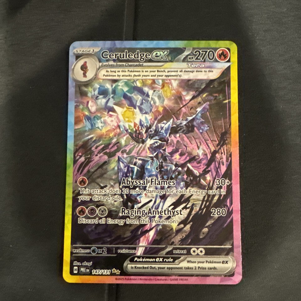 Ceruledge ex 147/131 Sv: Prismatic Evolutions Holo NM | eBay