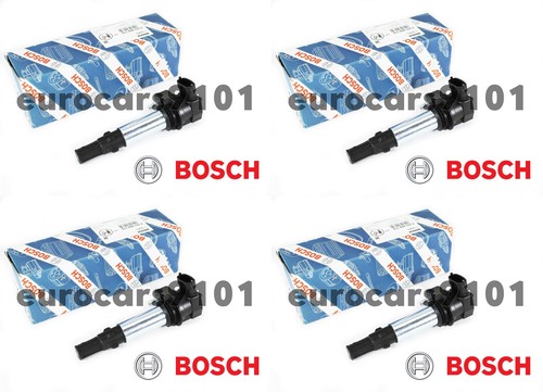 Set of (4) Saab 9-3 Bosch Ignition Coils 0221604112 12629037 | eBay