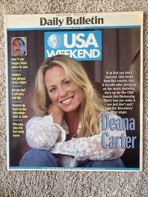 USA weekend magazine, September 19–21, 1997, cover: Deana Carter | eBay