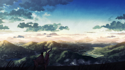 Anime studio ghibli princess mononoke ashitaka yakuru Playmat Gaming ...