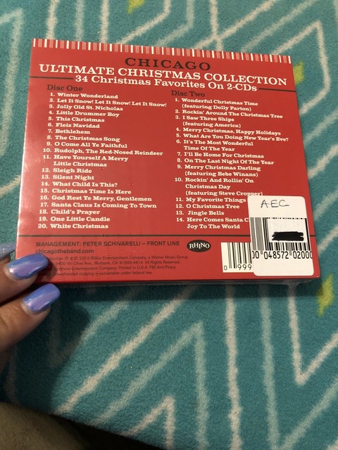 Ultimate Christmas Collection by Chicago (CD, Oct-2012, 2 Discs, Rhino ...
