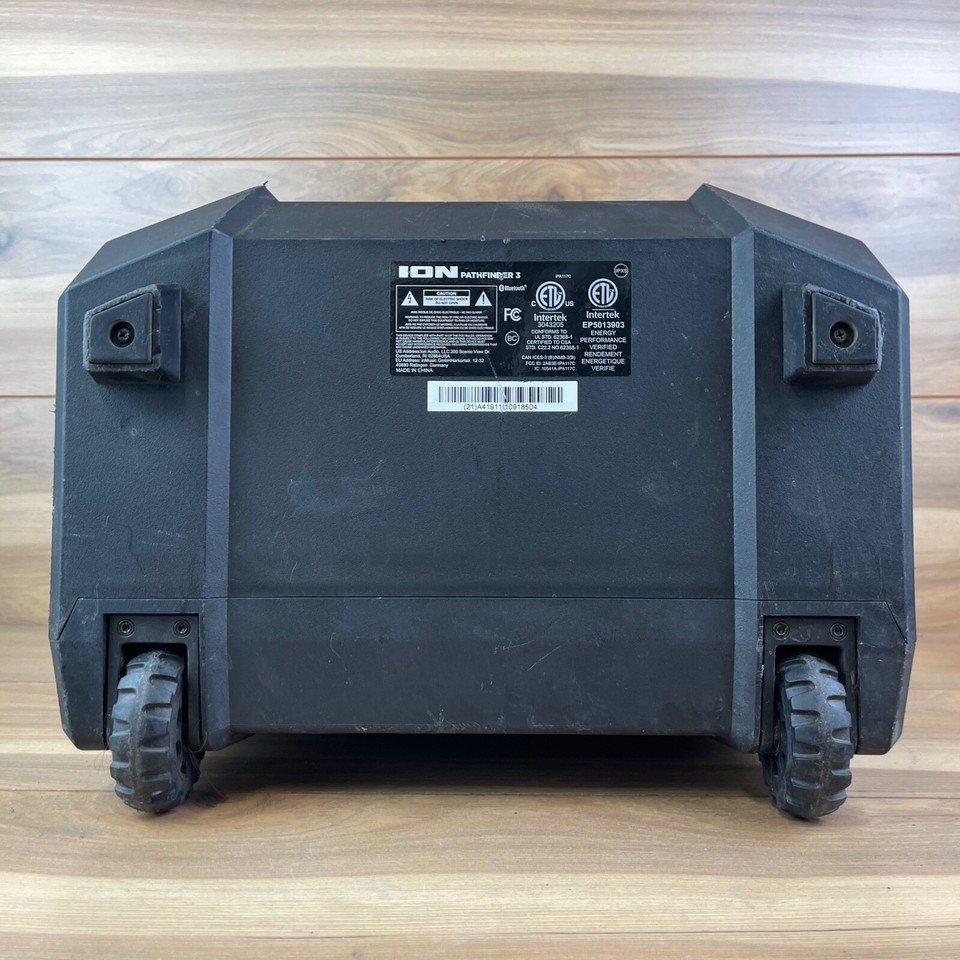 ION Pathfinder 3 Bluetooth Portable Speaker with Wireless Qi Charging ...