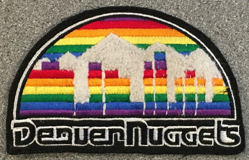 1981-92 DENVER NUGGETS NBA BASKETBALL HARDWOOD CLASSICS 5.75" CHENILLE ...