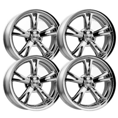 (Set-4) Ridler 606 18x9.5 5x127 0mm Chrome Wheels Rims 18 Inch | eBay