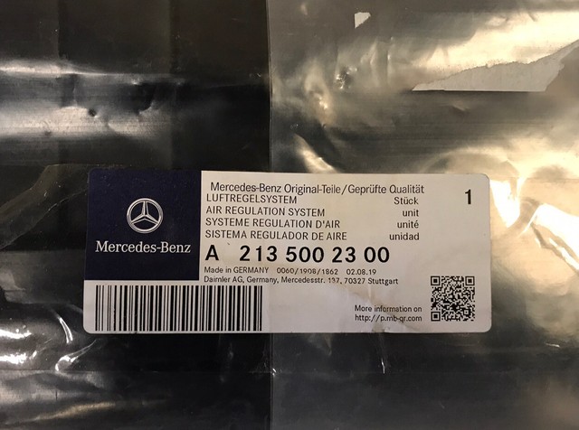 Genuine MERCEDES Radiator Control Shutter W213 E Class A2135002300 for ...