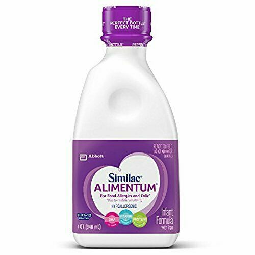 Similac Alimentum Ready to Feed With Iron 32 Oz 1 Quart 32oz Bottles ...