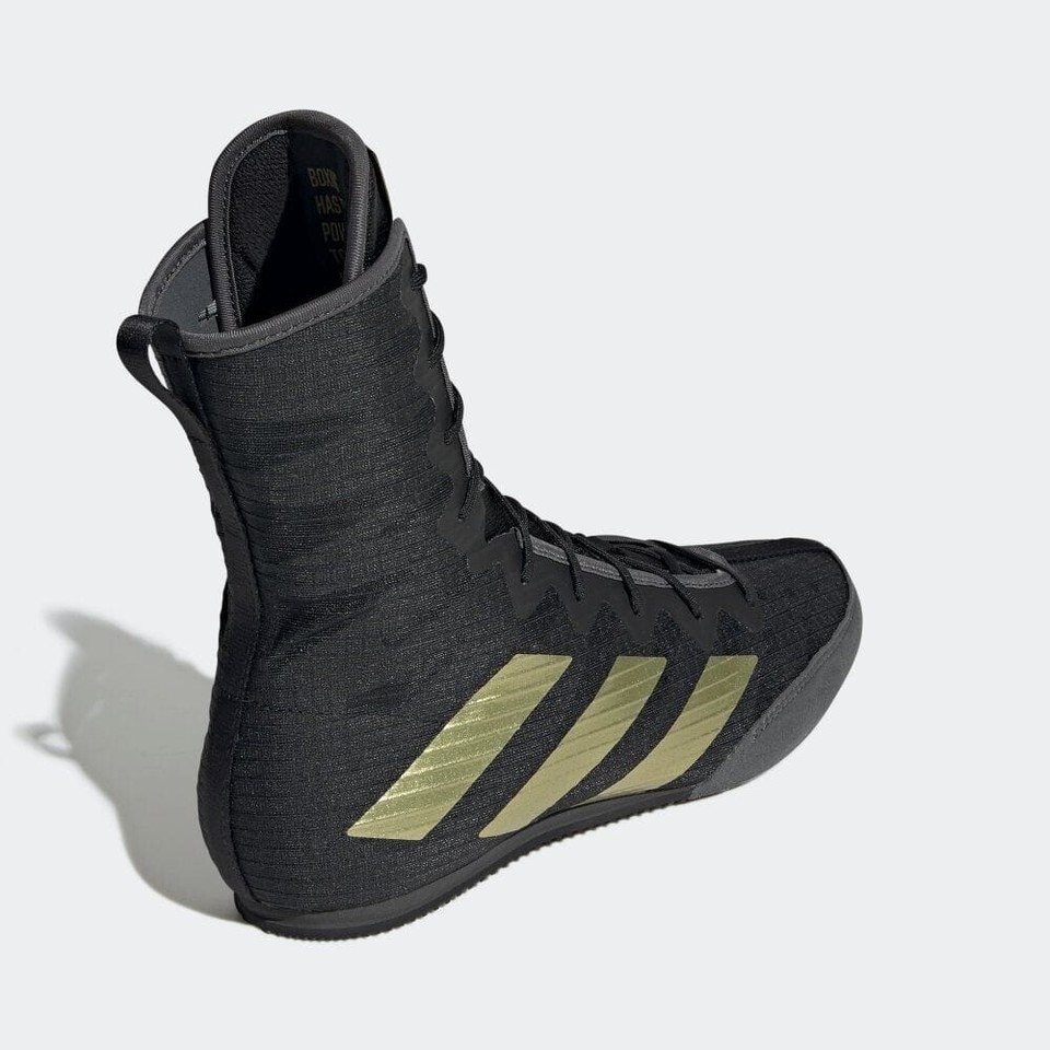 adidas Boxing BOX HOG 4 GZ6116 Core Black Gold Metallic Gray Six | eBay