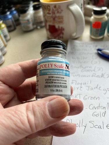 FLOQUIL POLLY SCALE RAILROAD COLORS MODEL PAINT 1 oz Piston Silver ...